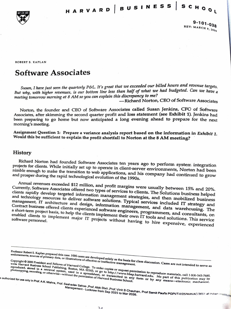 Software Associates Q2 Profit Analysis | PDF | Expense | Economies