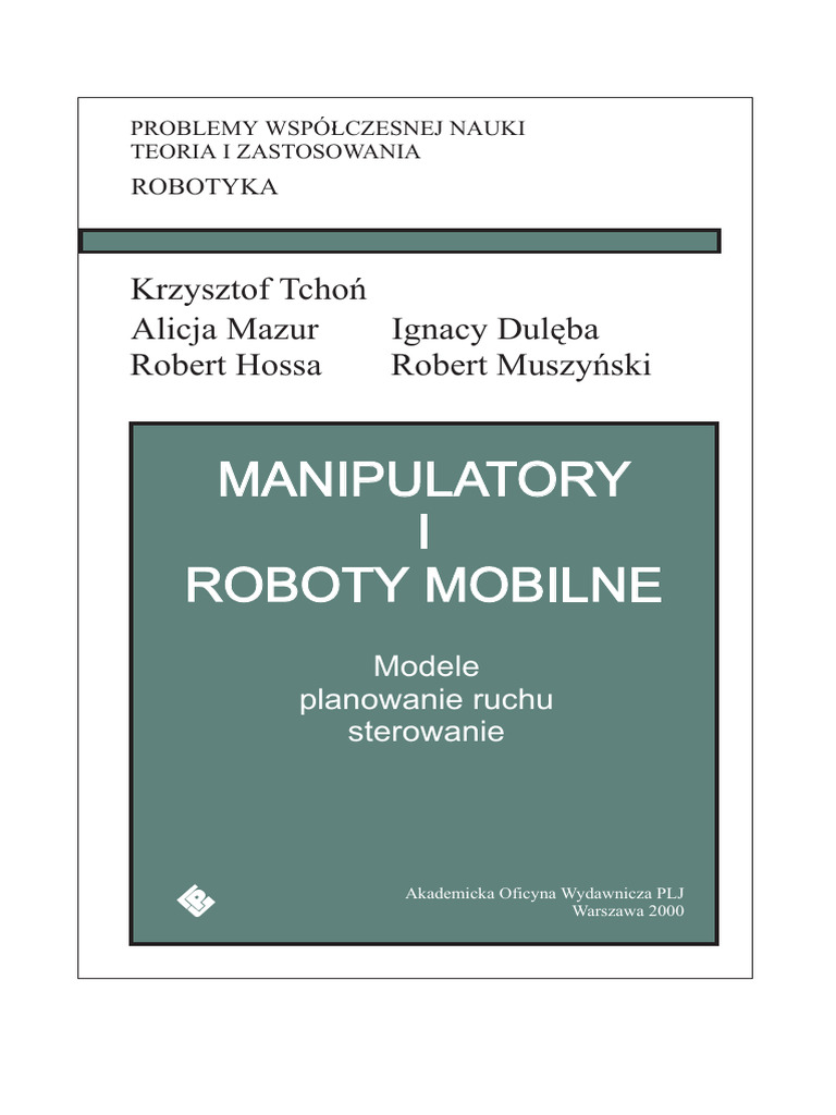 TMDHM Manipulatory I Roboty Mobilne | PDF