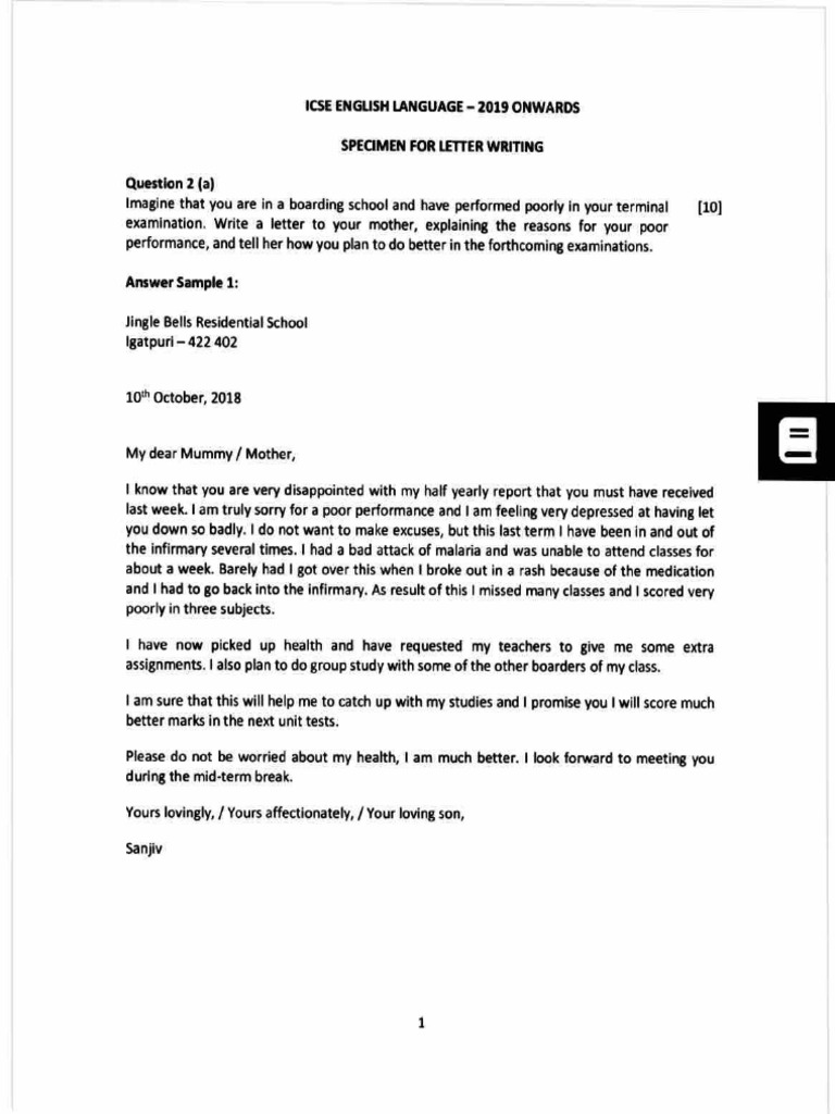 Letter Writing Format | PDF