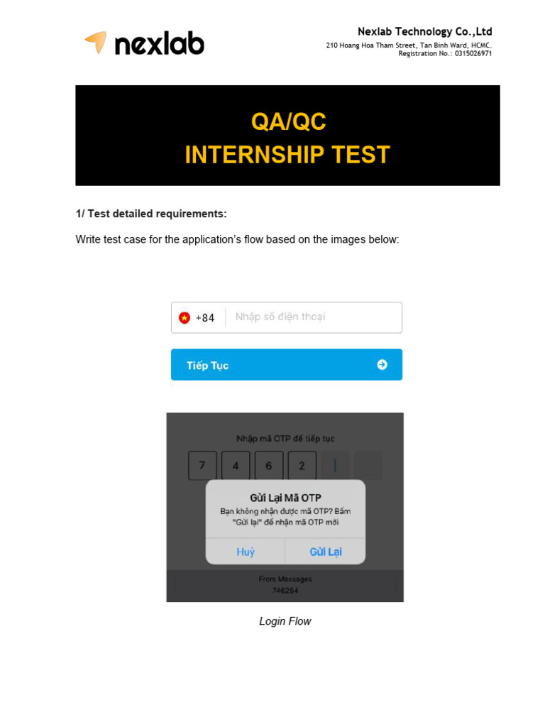 Nexlab - QA QC Online Test | PDF