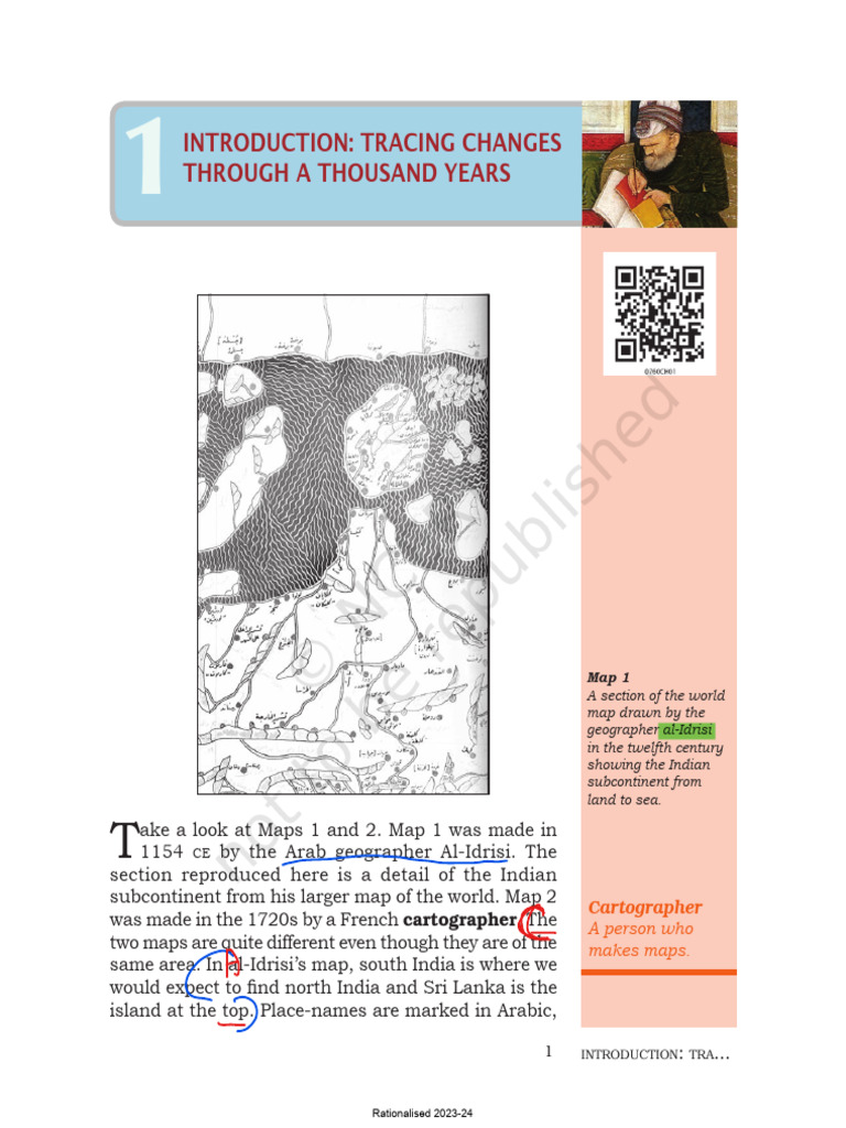 History CH 1 Class 7 Ncert | PDF | Manuscript