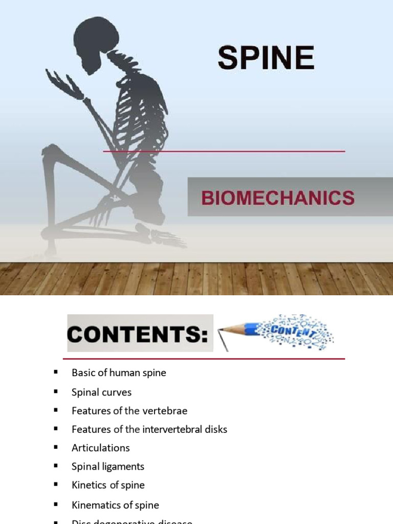 Chapter 2 - Mechanics of the Spine (1) | PDF | Vertebra ...