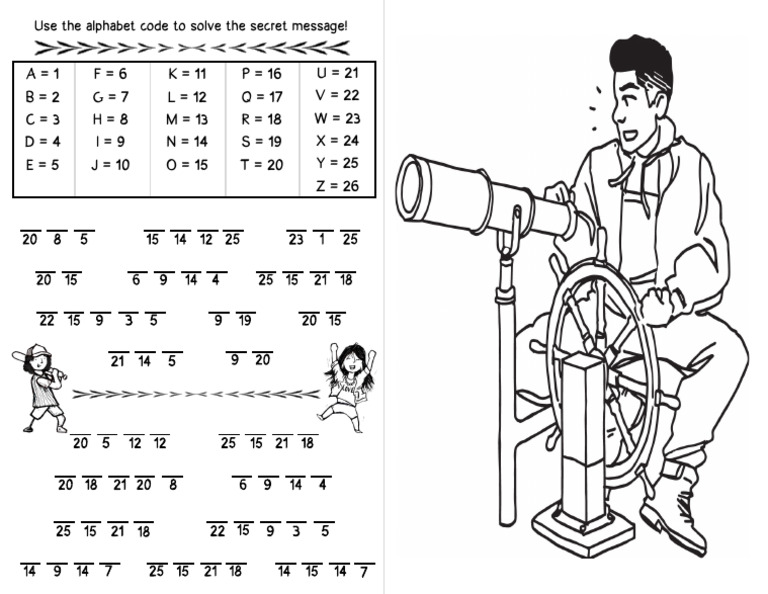 Decode the Alphabet Code Message | PDF