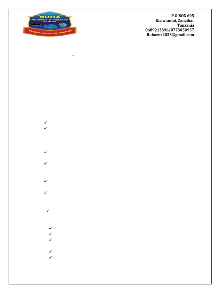 Kumbukumbu Cha Kikao Cha Walimu 03 | PDF