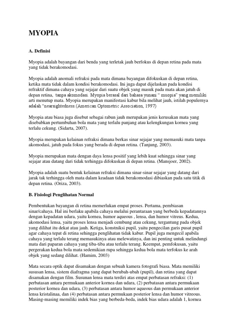 Myopia | PDF