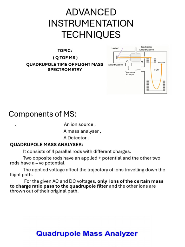 Q Tof MS | PDF