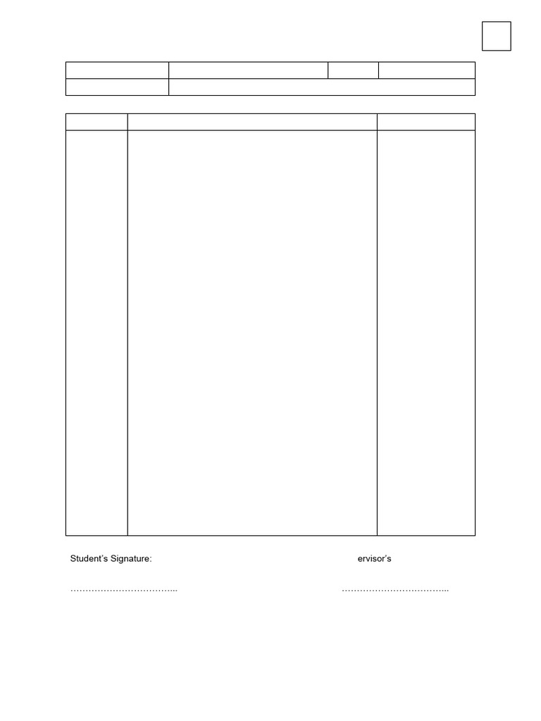 FYP - Logbook Sheet | PDF