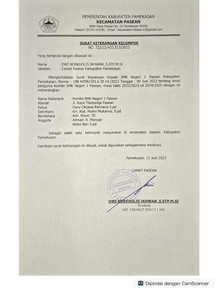 POKMAS Komite | PDF