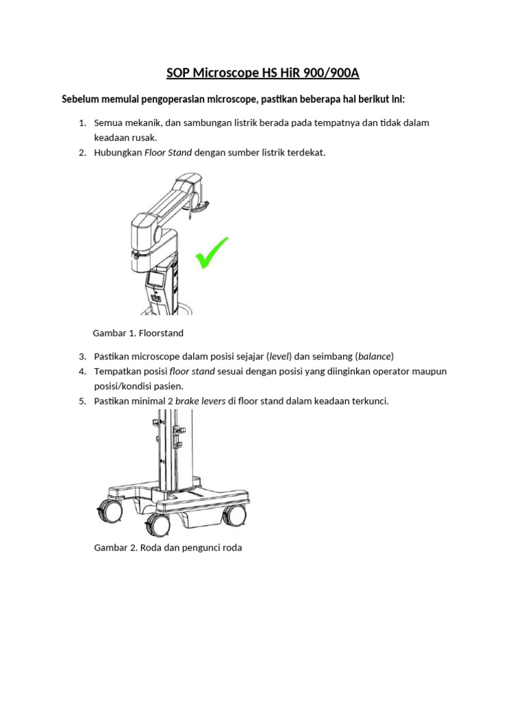 SOP Microscope Hi-R 900 | PDF