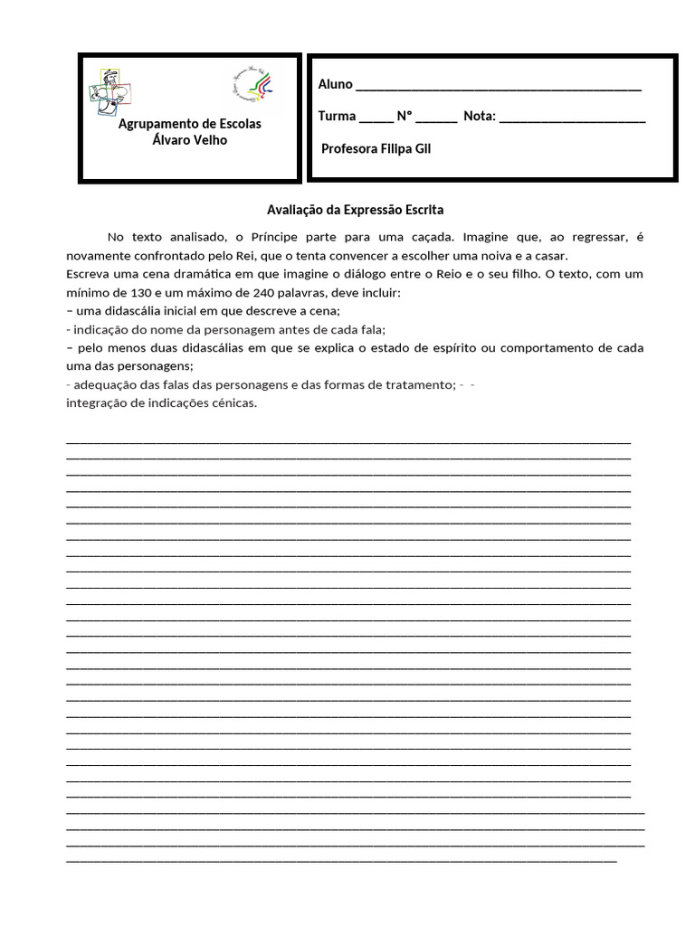 Expres Escrita 8ºs | PDF