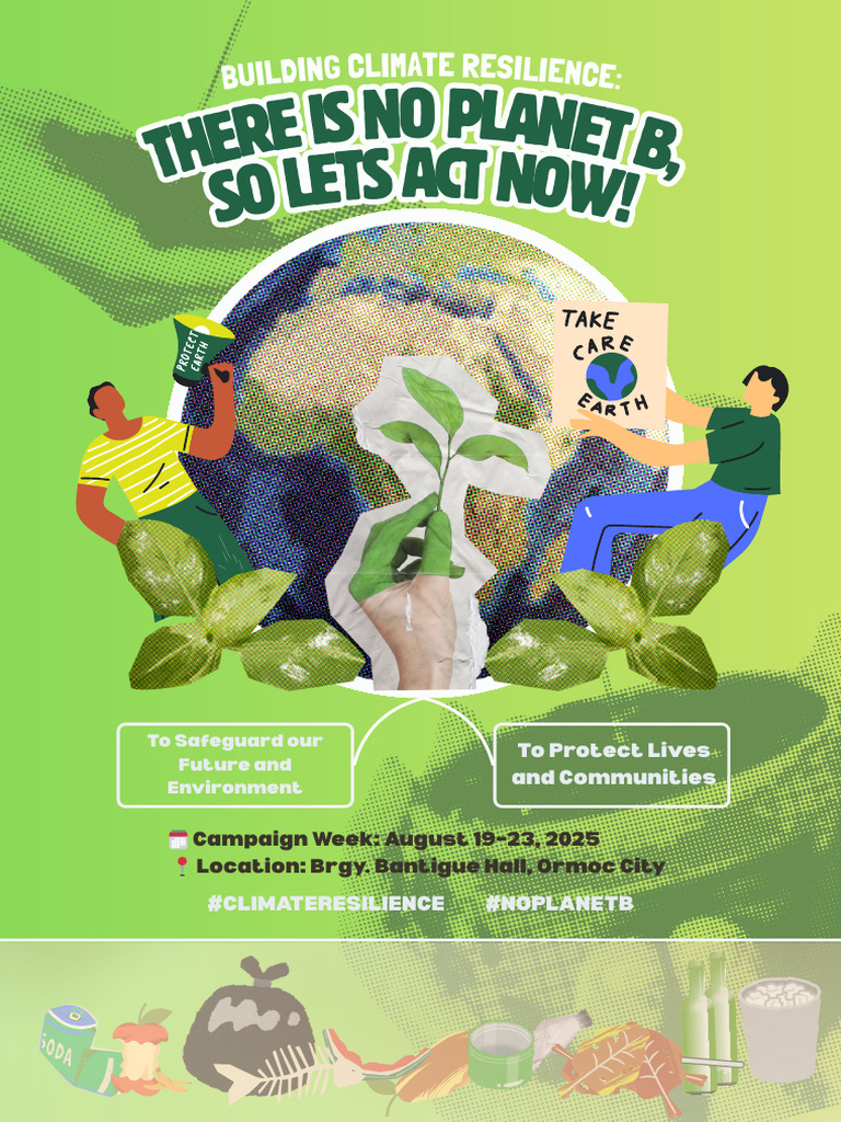 Green Illustrative Climate Change Campaign Poster.pdf | PDF