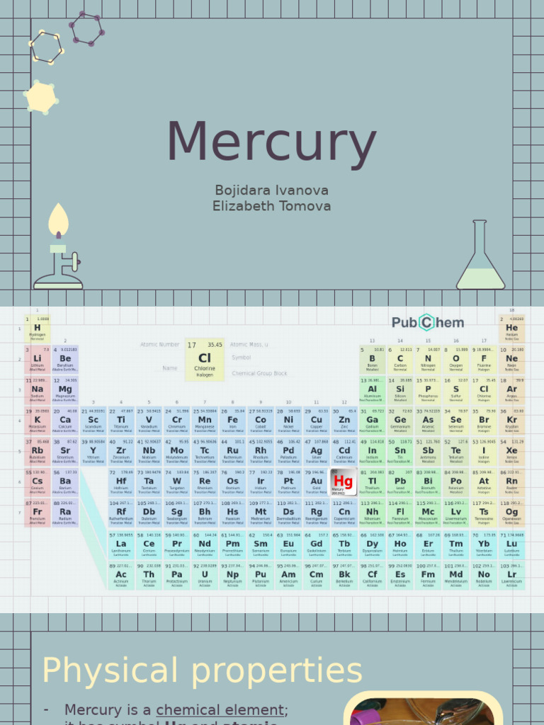 Mercury HG | PDF | Mercury (Element) | Metallic Elements