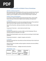 Sheldon's Somatotype Theory Explained | PDF | Psychology | Behavioural ...