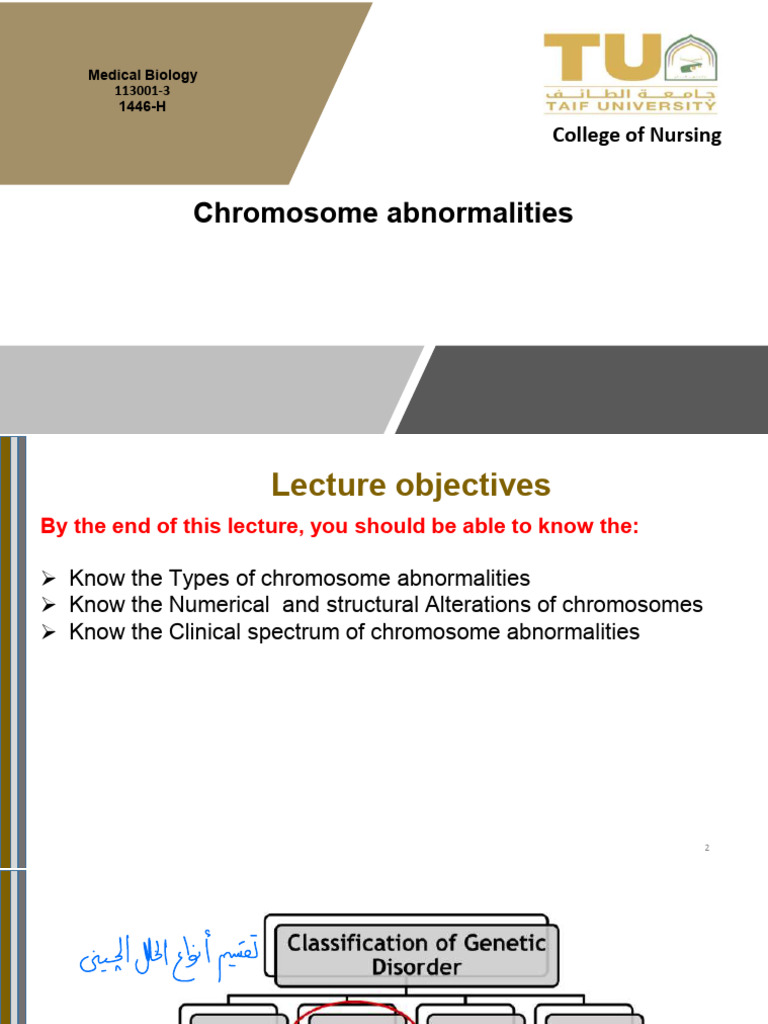 Lecture9 Chromosome Abnormalities | PDF | Ploidy | Chromosome