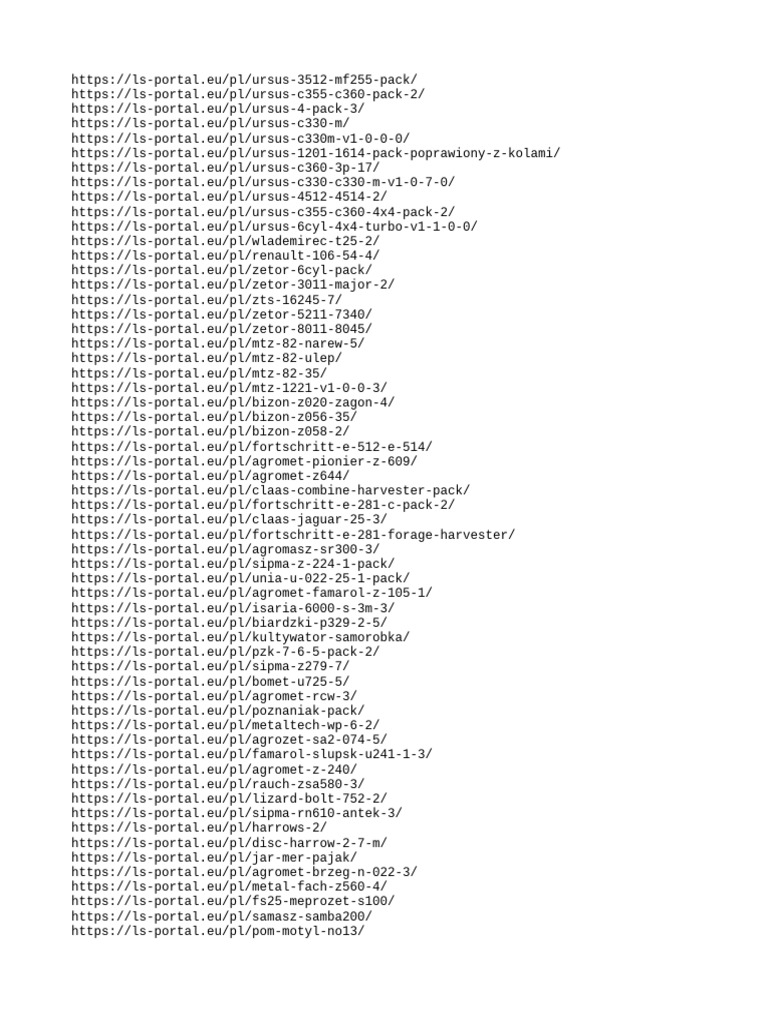 FS25 Dziad Modpack | PDF