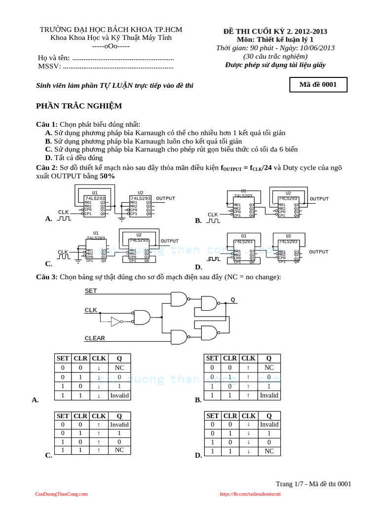 He-Thong-So - Tran-Ngoc-Thinh - 2012 - 2013-De-Thi-Cuoi-Hk2-Thiet-Ke-Luan-Ly - (Cuuduongthancong ...