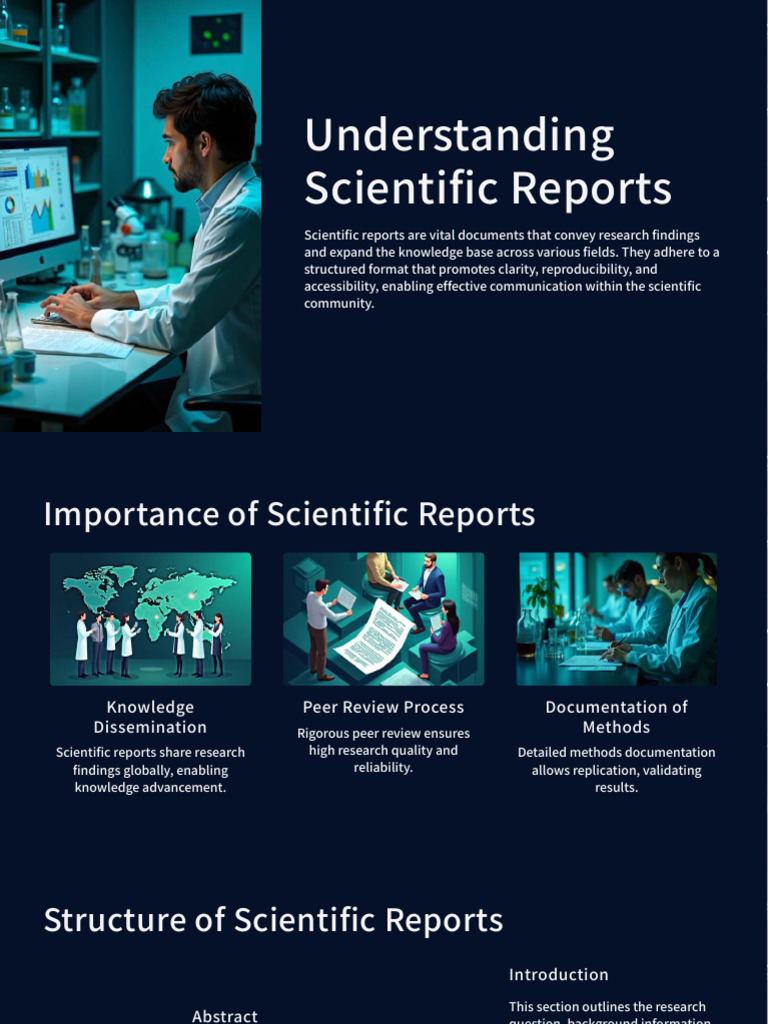 Understanding Scientific Reports | PDF | Science | Methodology