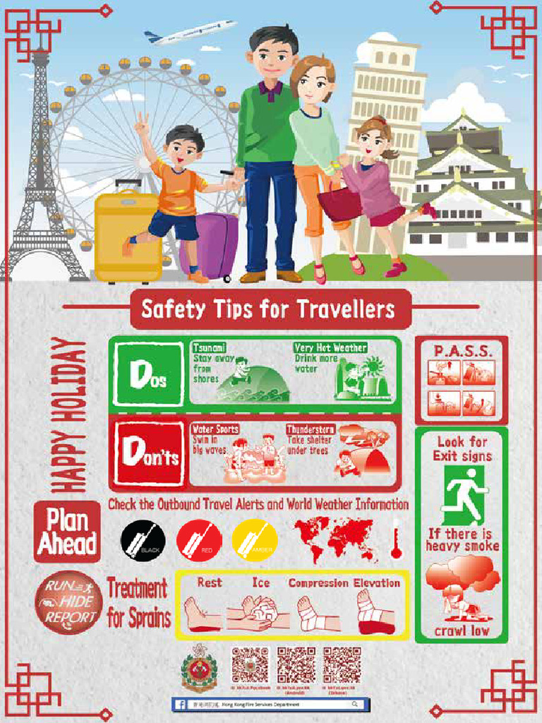 Safety Tips Travellers Booklet Mobile Eng | PDF | Natural Disasters ...