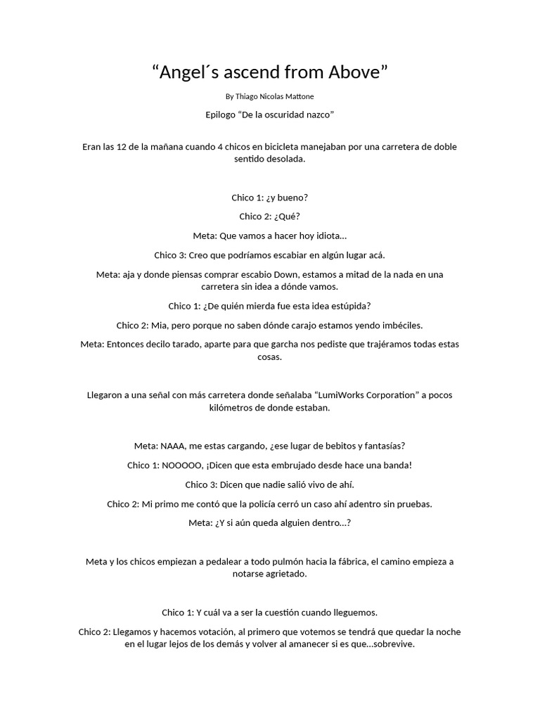 Angels Ascend From Above | PDF | Contraseña