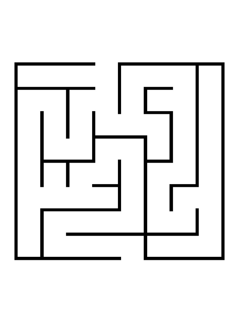 8 by 8 Orthogonal Maze | PDF