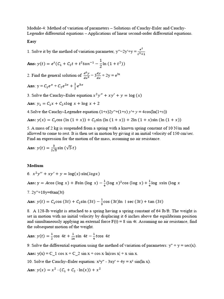 Module-4 - Tutorial Sheet 2 | PDF | Mechanical Engineering | Classical ...