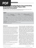 SCAT5 Concussion Assessment Tool | PDF | Concussion | Foot