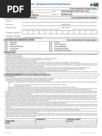 MIE Background Screening Consent Form | PDF | Criminal Record | Privacy