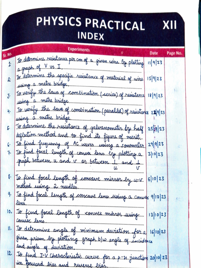 Phy Practical | PDF
