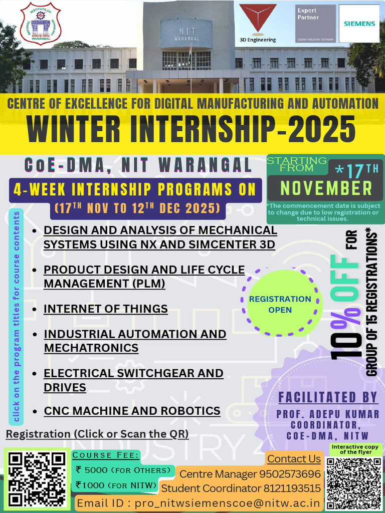 4-Week Winter Internship Program (Wip25) 17th Nov 2025 To 12th Dec 2025 | PDF | Computing ...