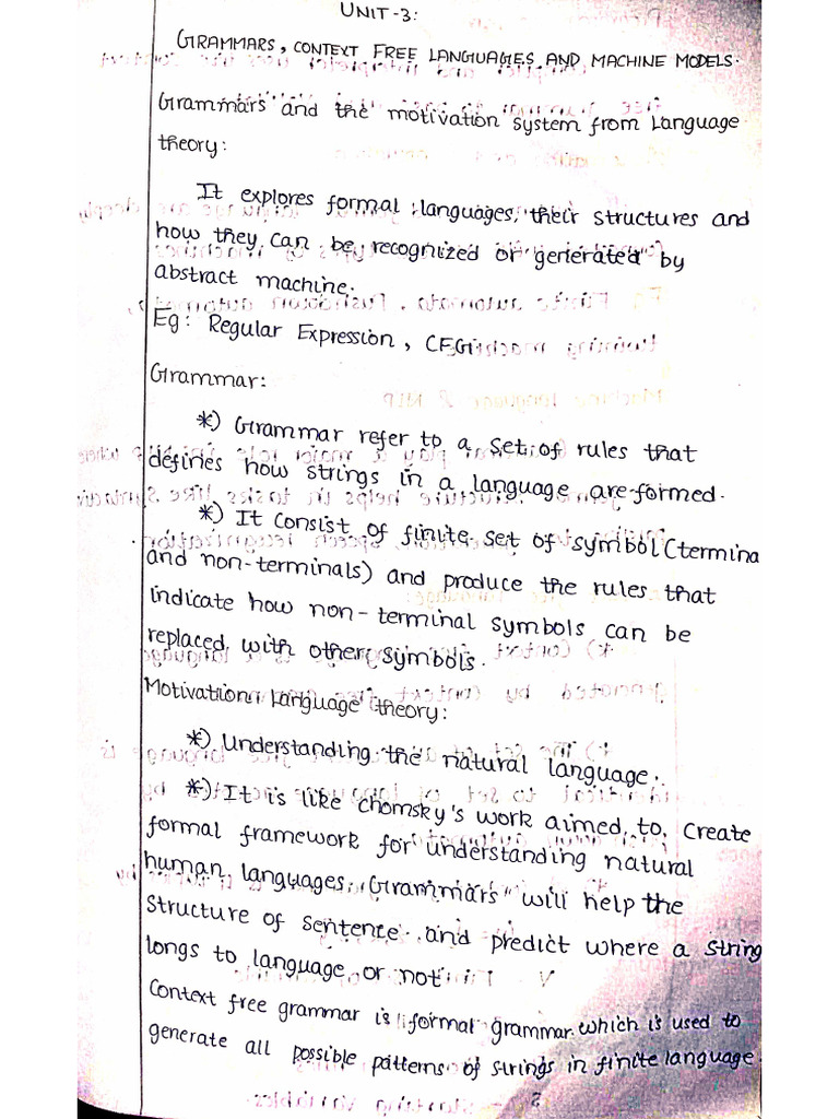 Toc Unit 3 Notes | PDF