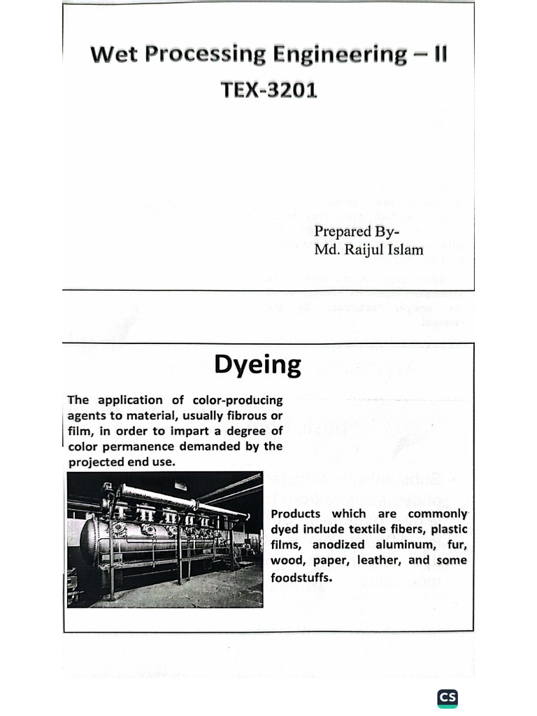 Dyeing | PDF