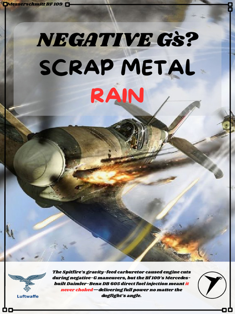 Bf 109 vs. Spitfire: Engine Performance | PDF