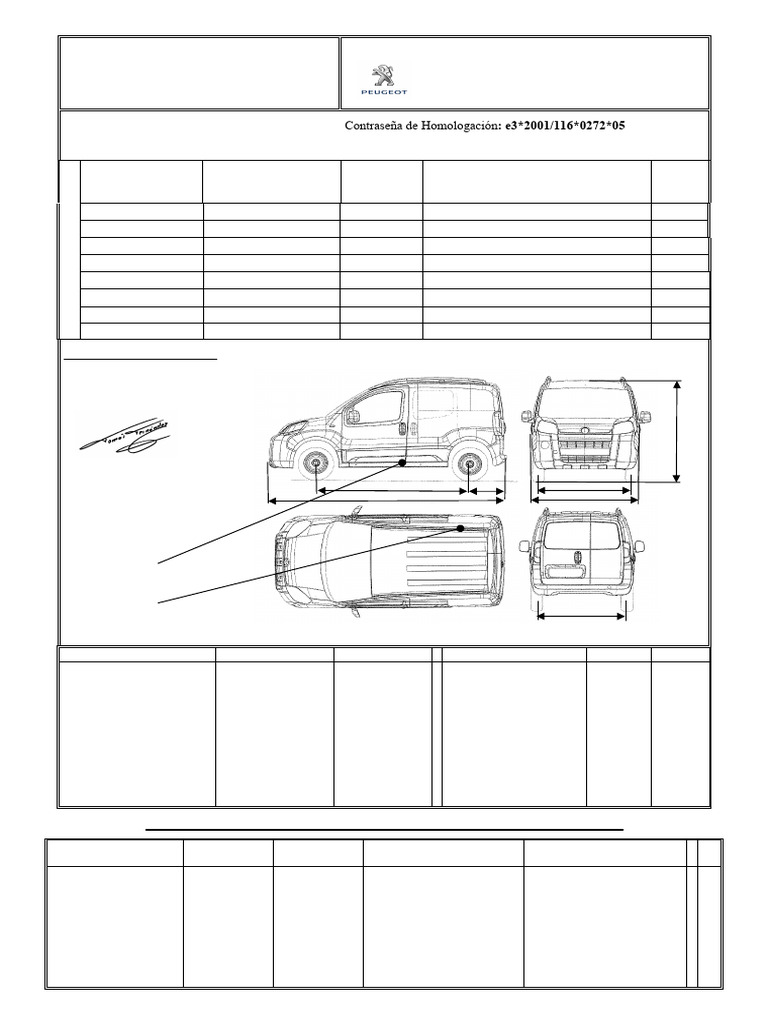 E3-2001-116-0272-05-Fr Peugeot Biper | PDF | Embrague | Vehículos