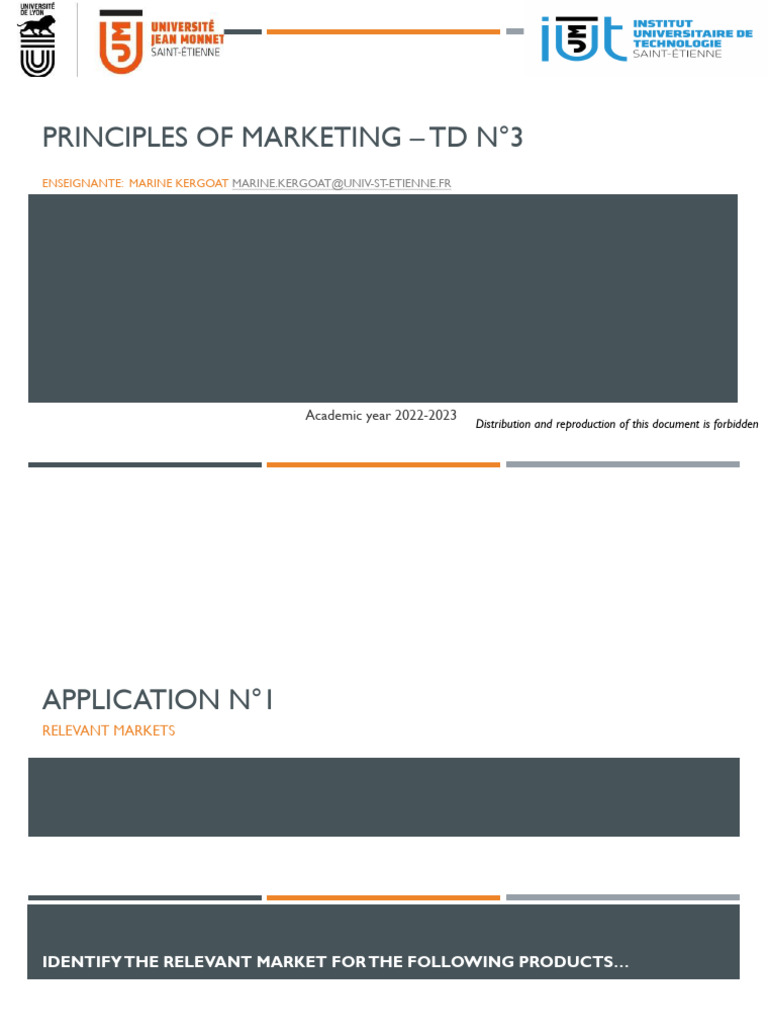 Princ.Mktg-TDn°3-Corrigé | PDF | Drink | Olive Oil
