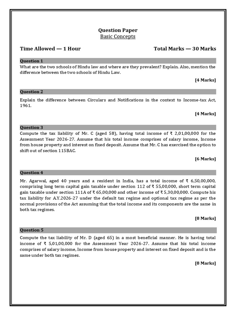 DT - Test - 1 - May Sept 26 | PDF