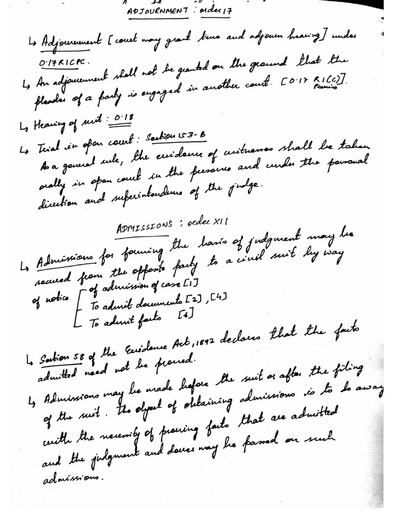 CPC Handwritten Notes | PDF