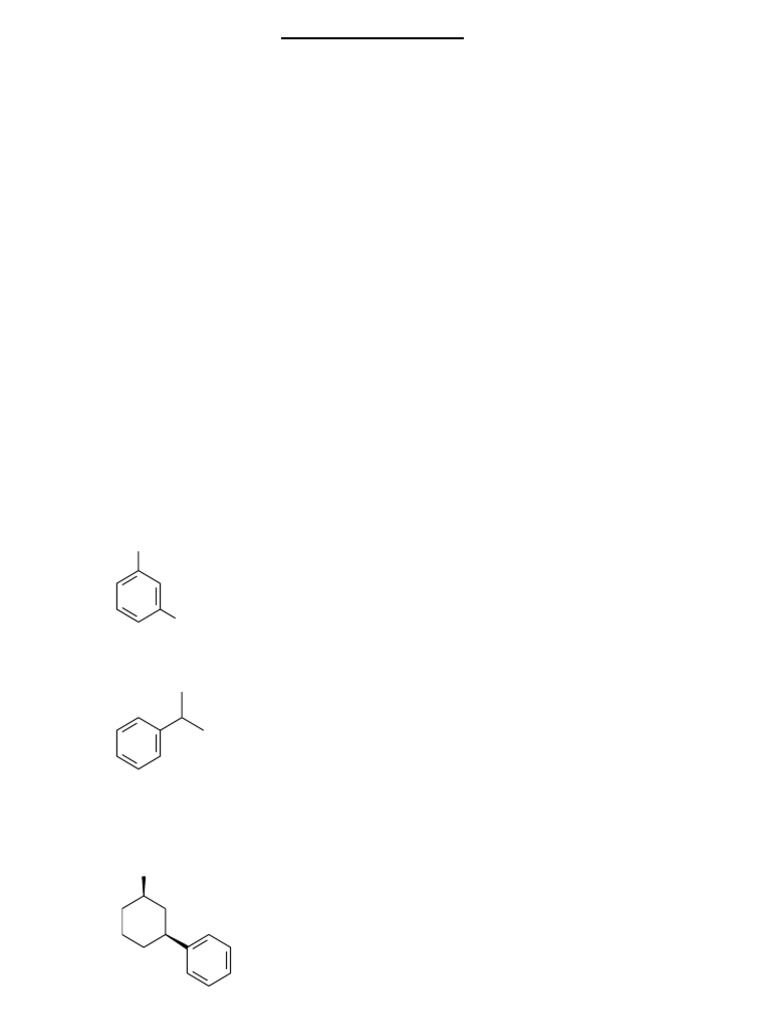 Benzene-Aromatics PS | PDF