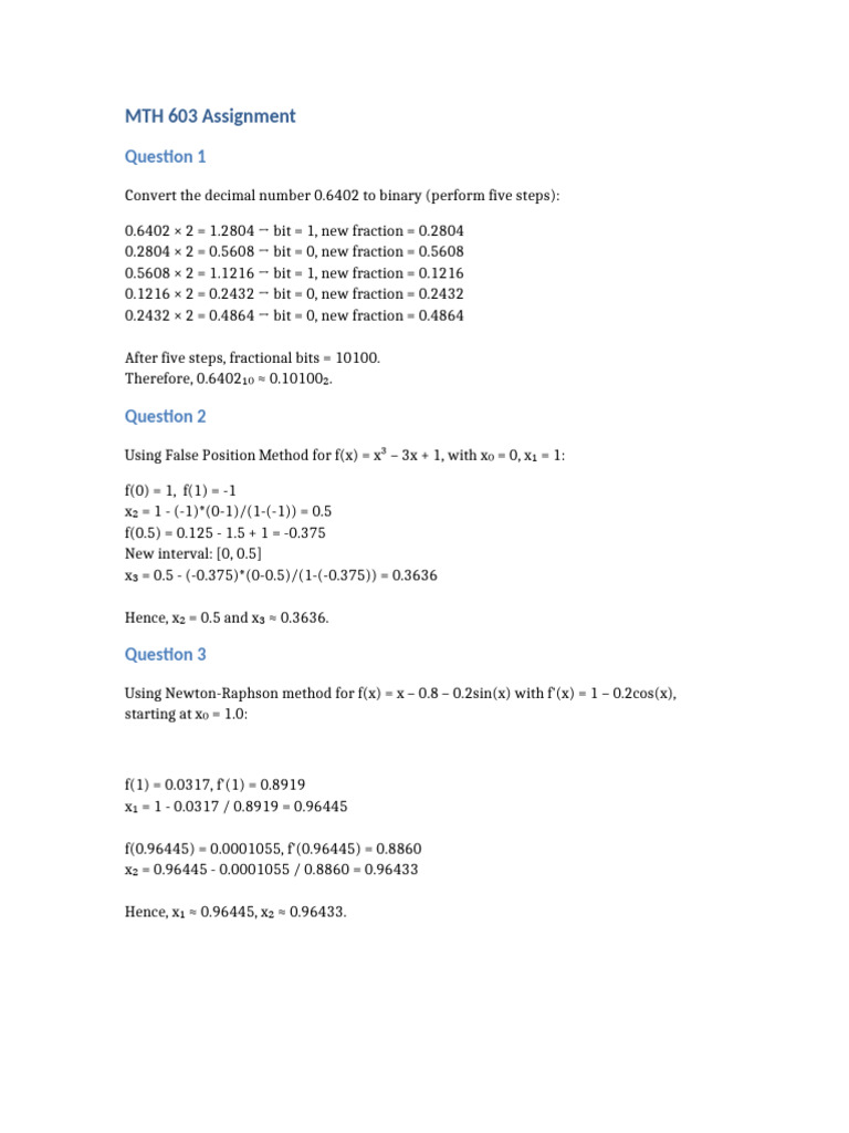 CS 603assignment | PDF