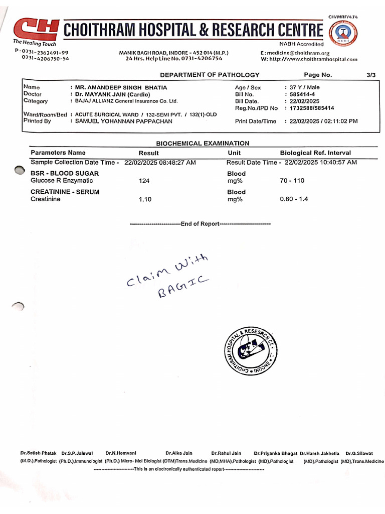 Pathology Report | PDF