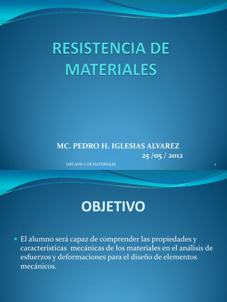 Resistencia de Materiales | PDF | Deformación (ingeniería ...