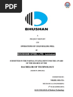 Project Report PLTCM Process | PDF | Pump | Rolling (Metalworking)