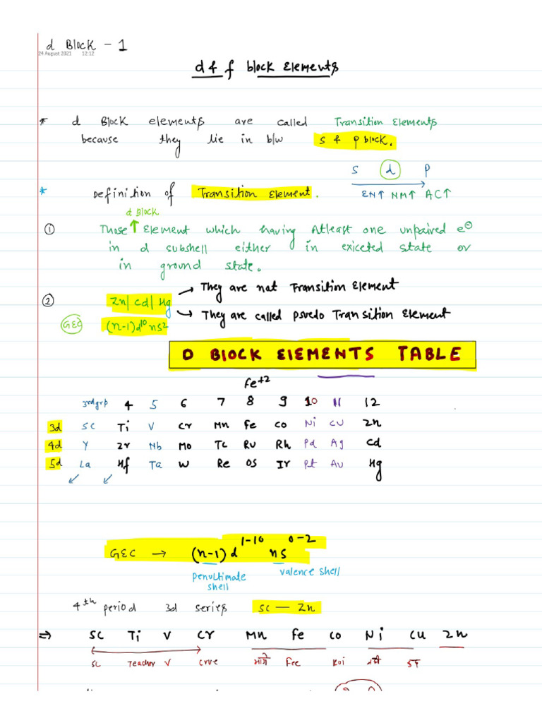 D Block L1 TR02 | PDF