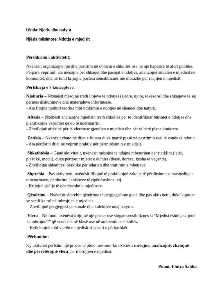 Vleresimi Ne Arsim - Detyra 1 | PDF