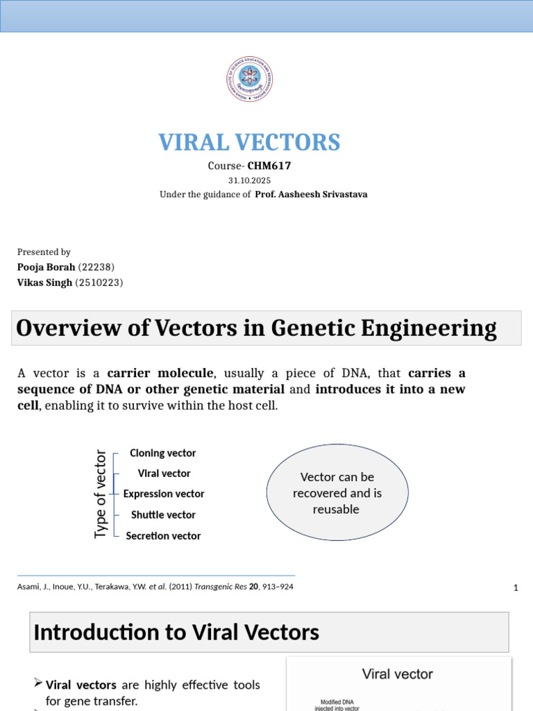 Viral Vector (1) | PDF | Viral Vector | Vector (Molecular Biology)