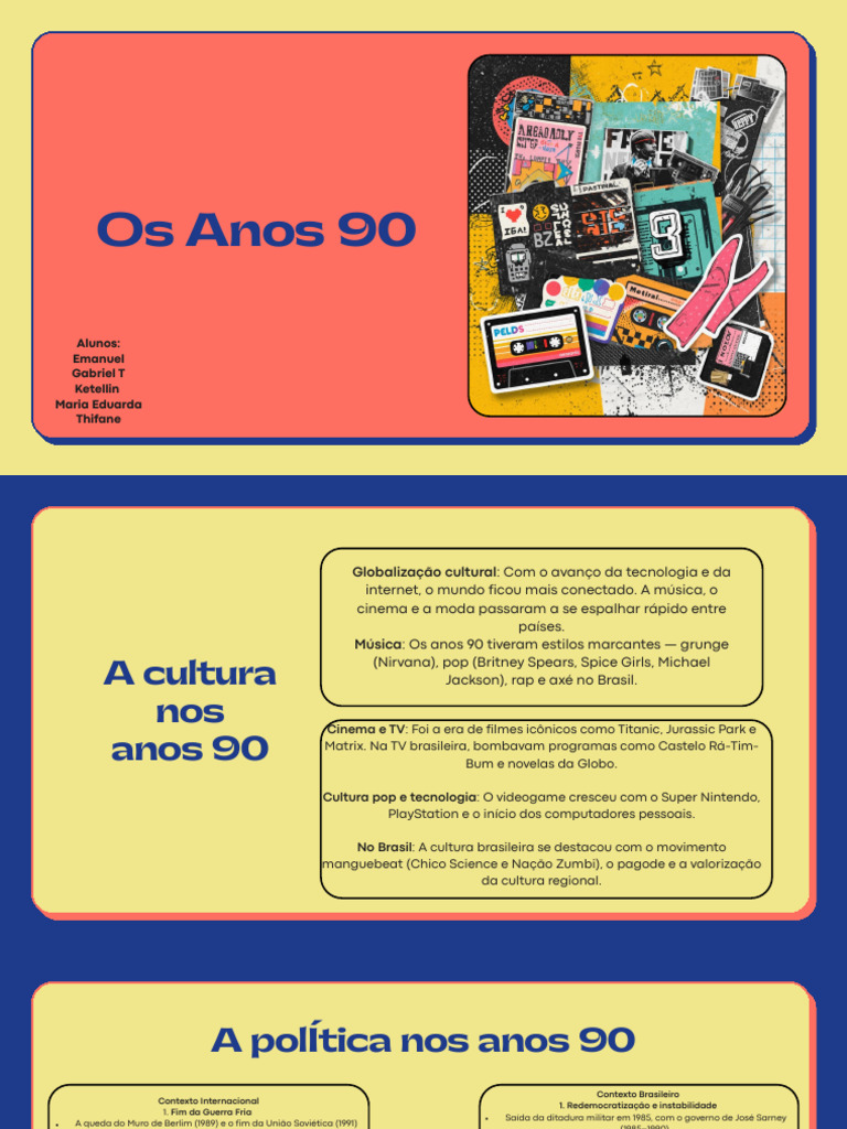 Cultura e Política nos Anos 90 | PDF
