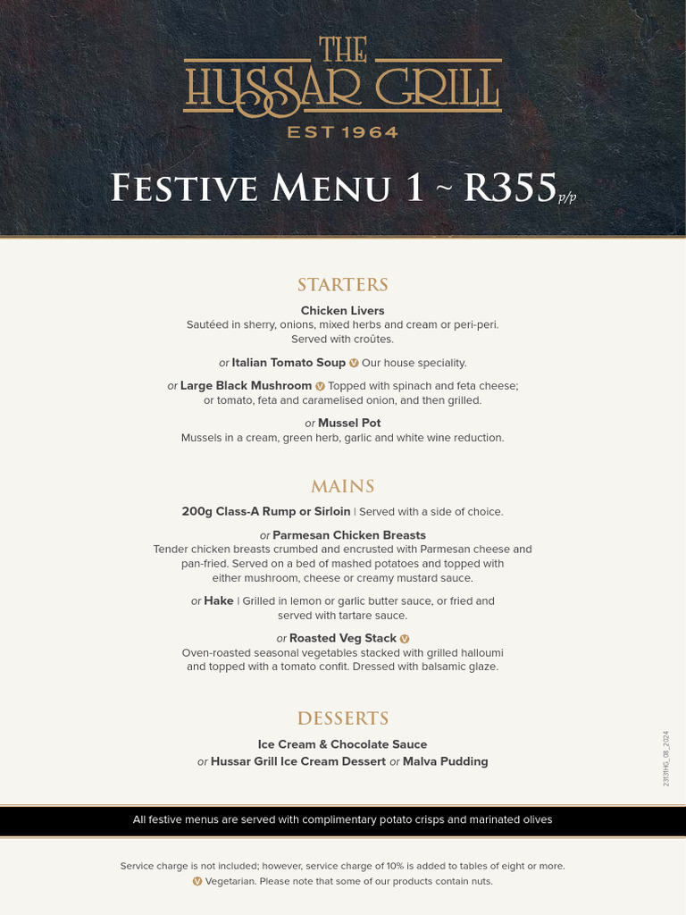 Set Menus Festive 2024 | PDF | Sauce | Salad