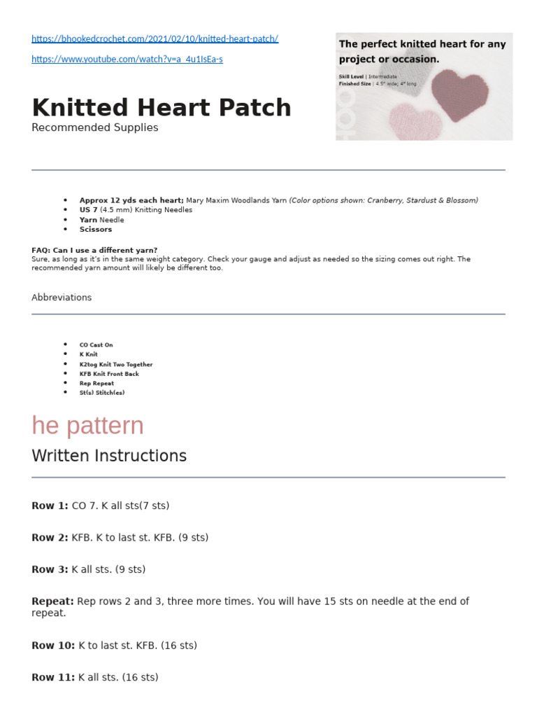 Heart Patch | PDF