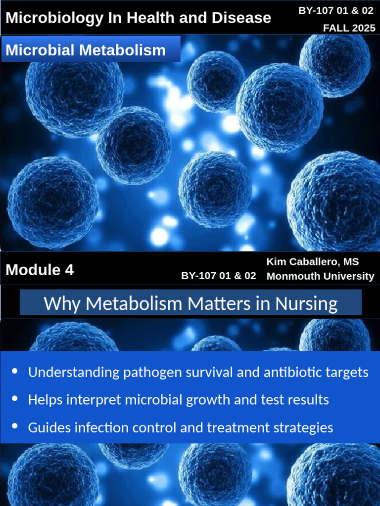 Microbiology by 107 Module 4 | PDF | Metabolism | Cellular Respiration