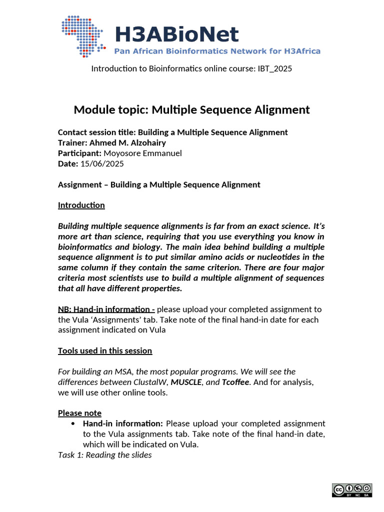 Mastering Multiple Sequence Alignment | PDF | Sequence Alignment ...