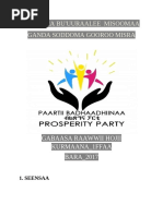 Xalayaa Waajjiraaf | PDF